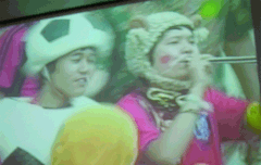 김종민-신정환, 프랑스전 TV카메라에 또 잡혔다! | 네이트 판