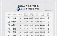 2024 KBO 관중수 | 네이트 판
